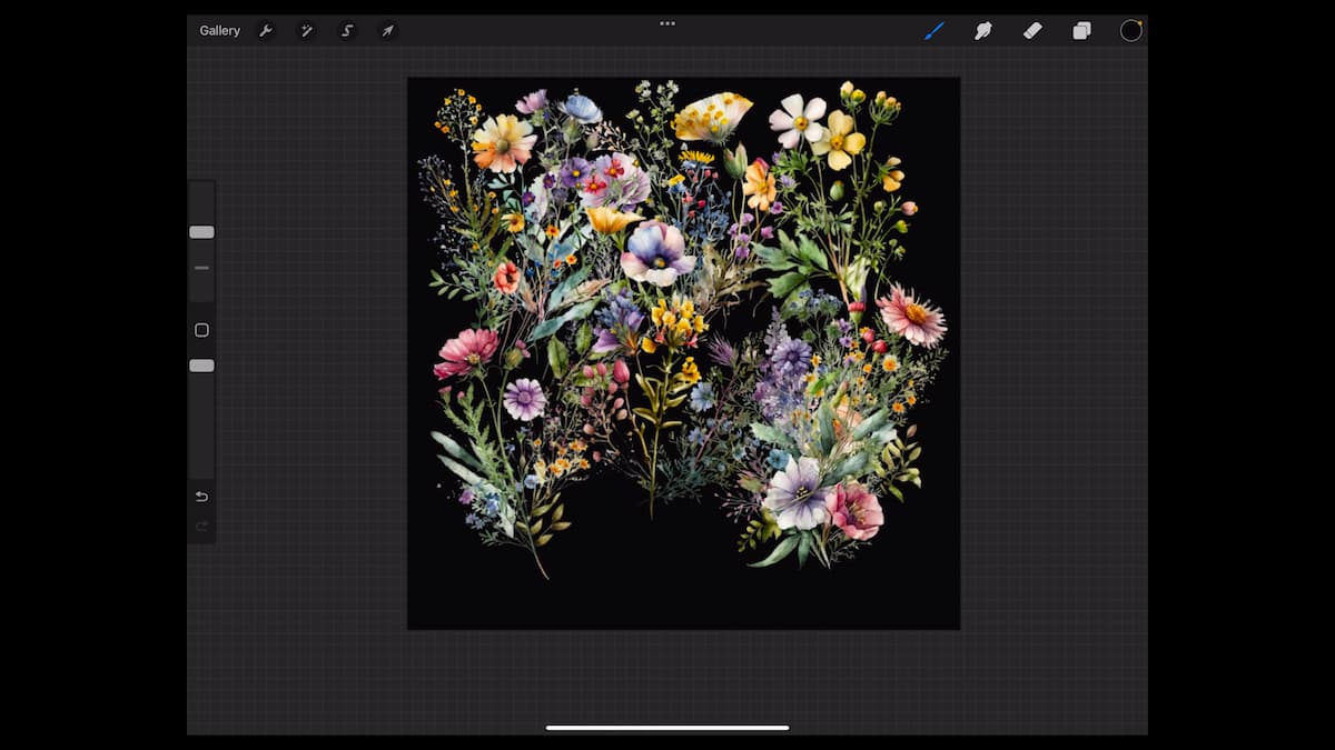 How To Make A Basic Repeat In Procreate Set Your Canvas Up As A 6983